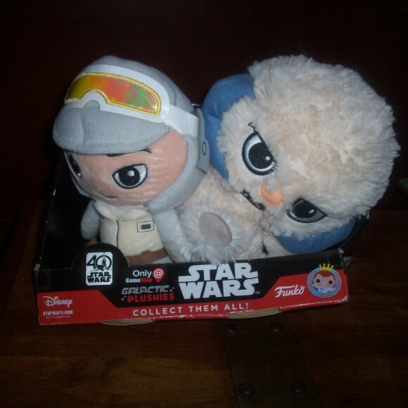Funko | Toys | Star Wars Galactic Plushies Gamestop Exclusive Luke ...